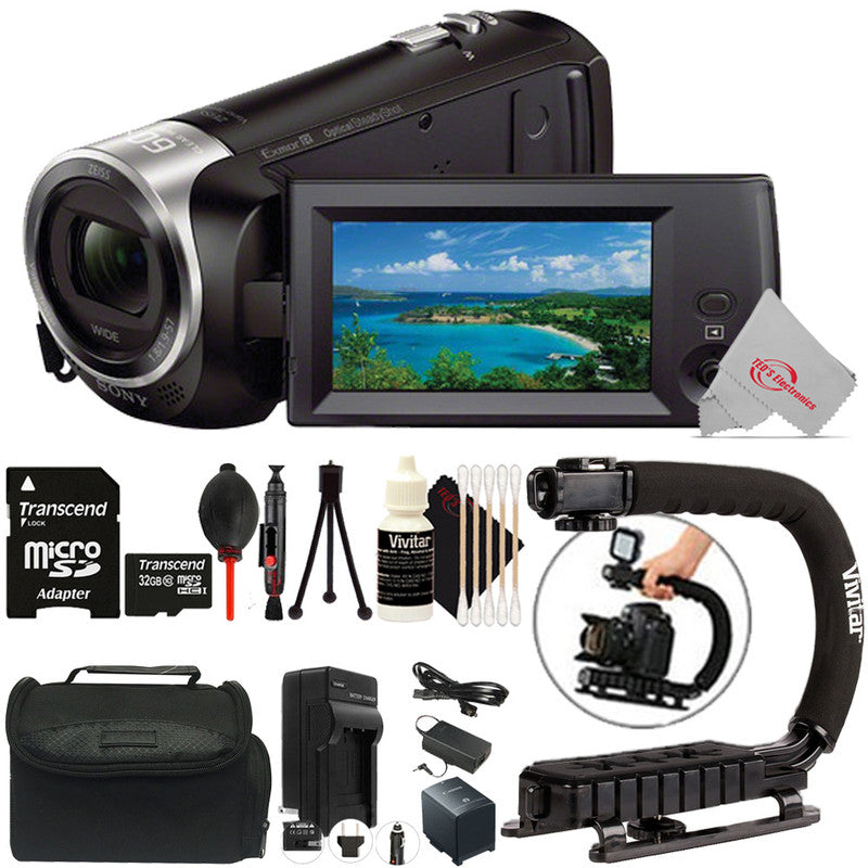 Sony HDR-CX405 HD Handycam Camcorder with Photo and Video Software Top – The Teds Store