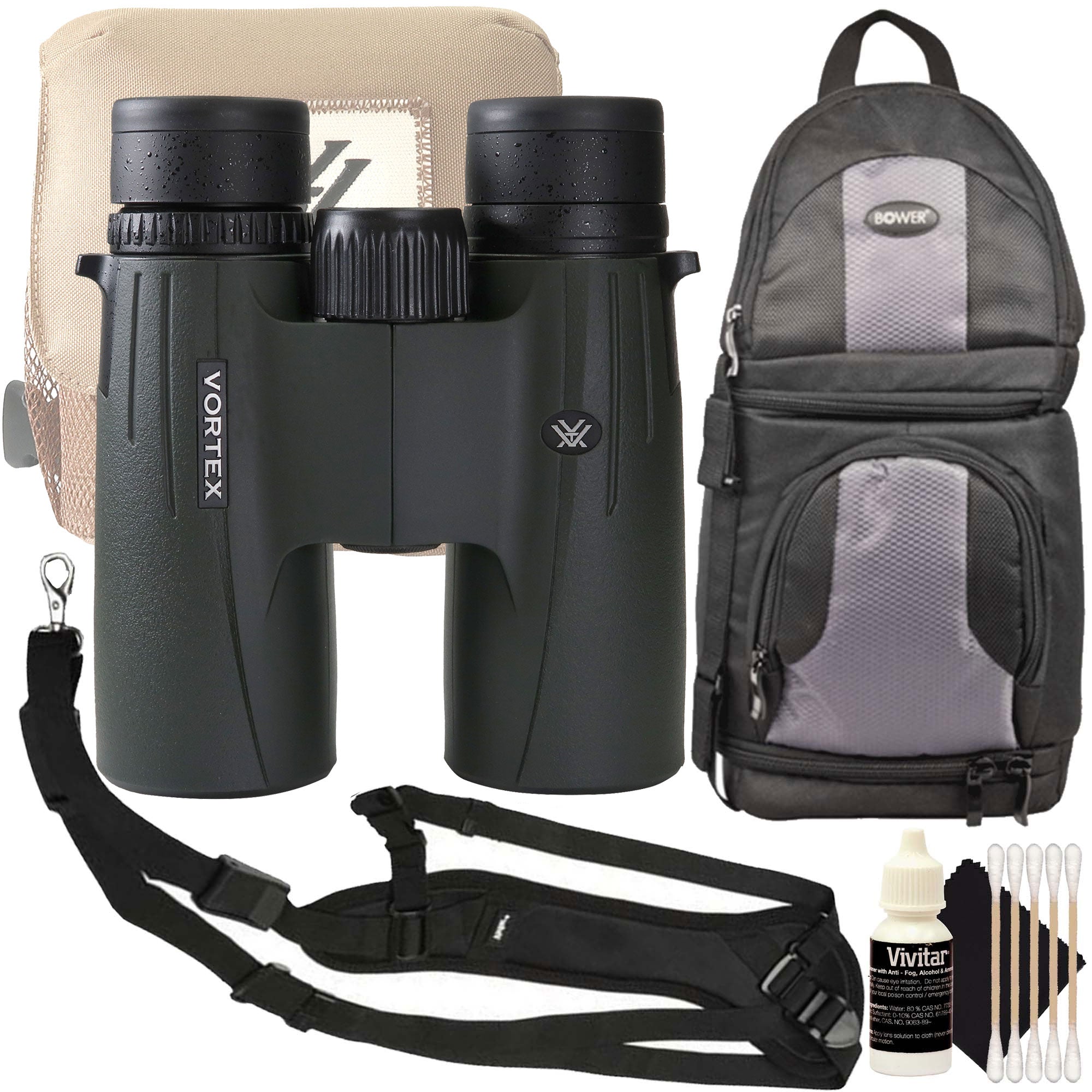 Vortex 10x42 Viper HD Binoculars V201 with Top Accessories – Teds ...