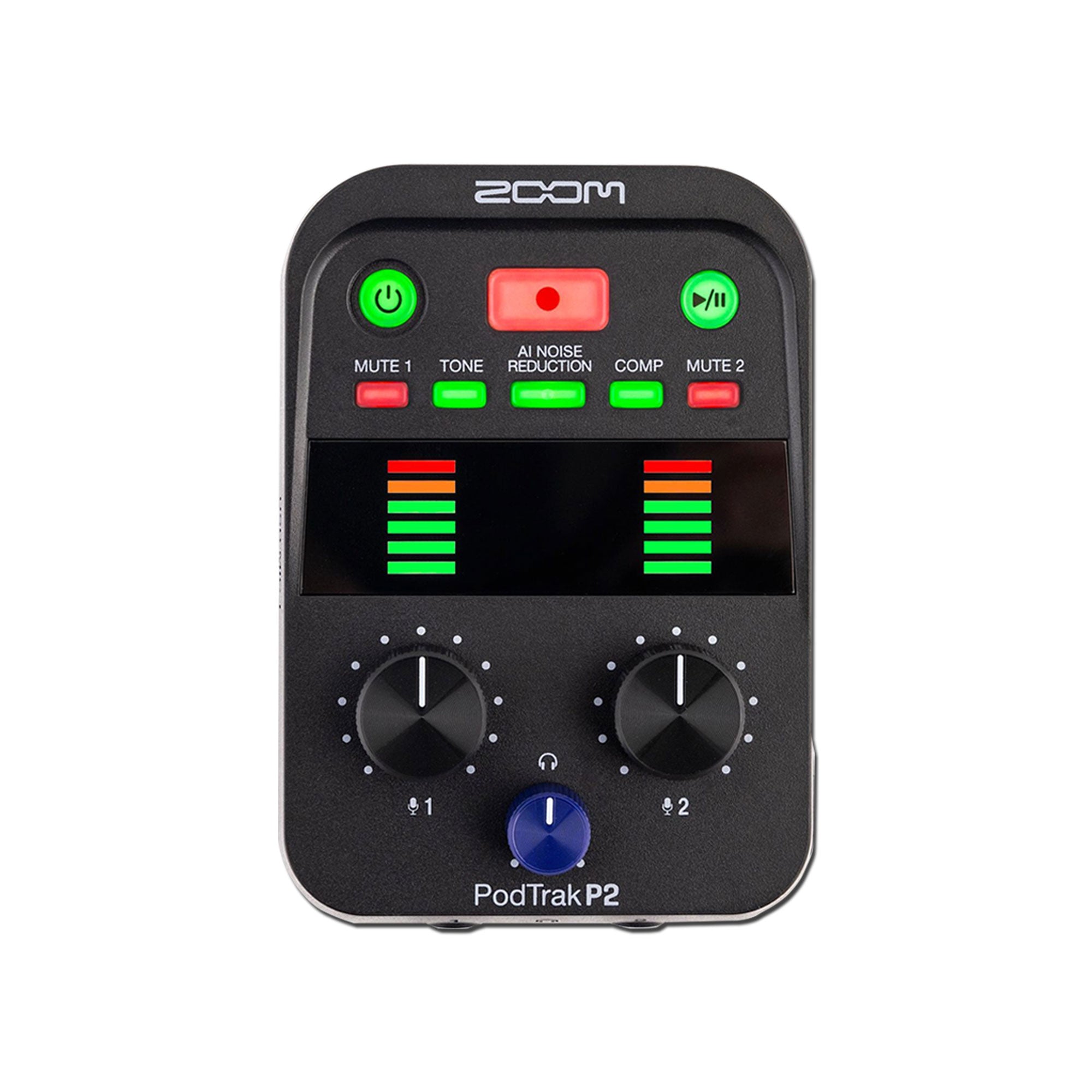 Zoom PodTrak P2 USB Mic Recorder for Podcasters – Teds Electronics