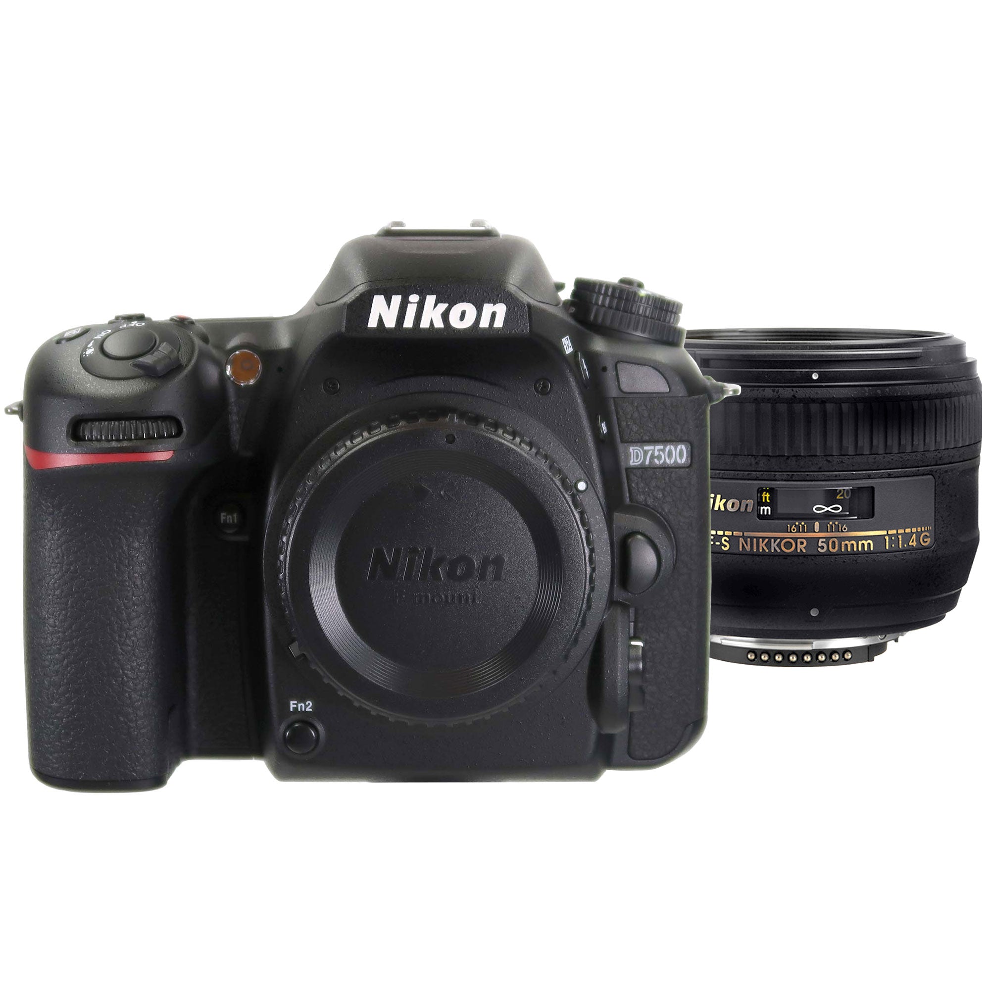 Nikon D7500 DSLR Camera "REFURBISHED" with Nikon AF-S NIKKOR 50mm f/1 ...