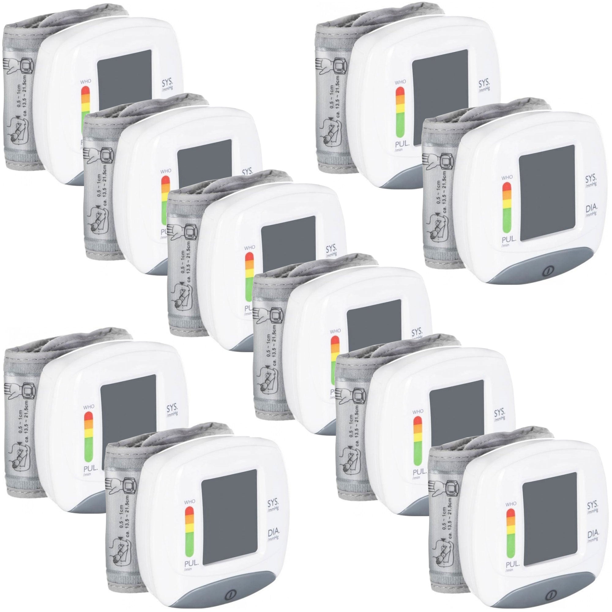 Blood Pressure Monitor With Heart Rate - Automatic Wrist Cuff Blood Pr ...