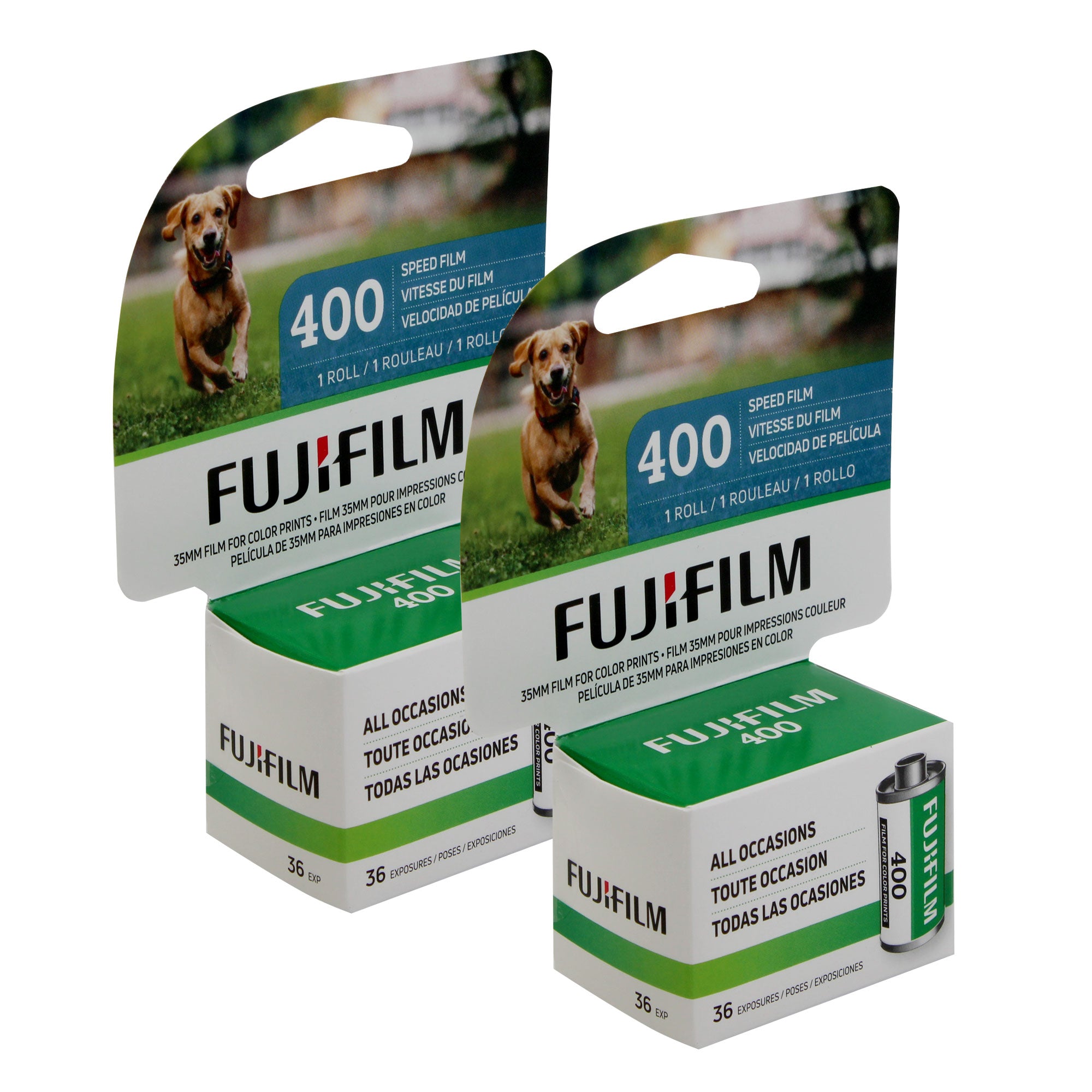 FUJIFILM 400 Color Negative Film (35mm Roll Film, 36 Exposures) - 2 Pa ...