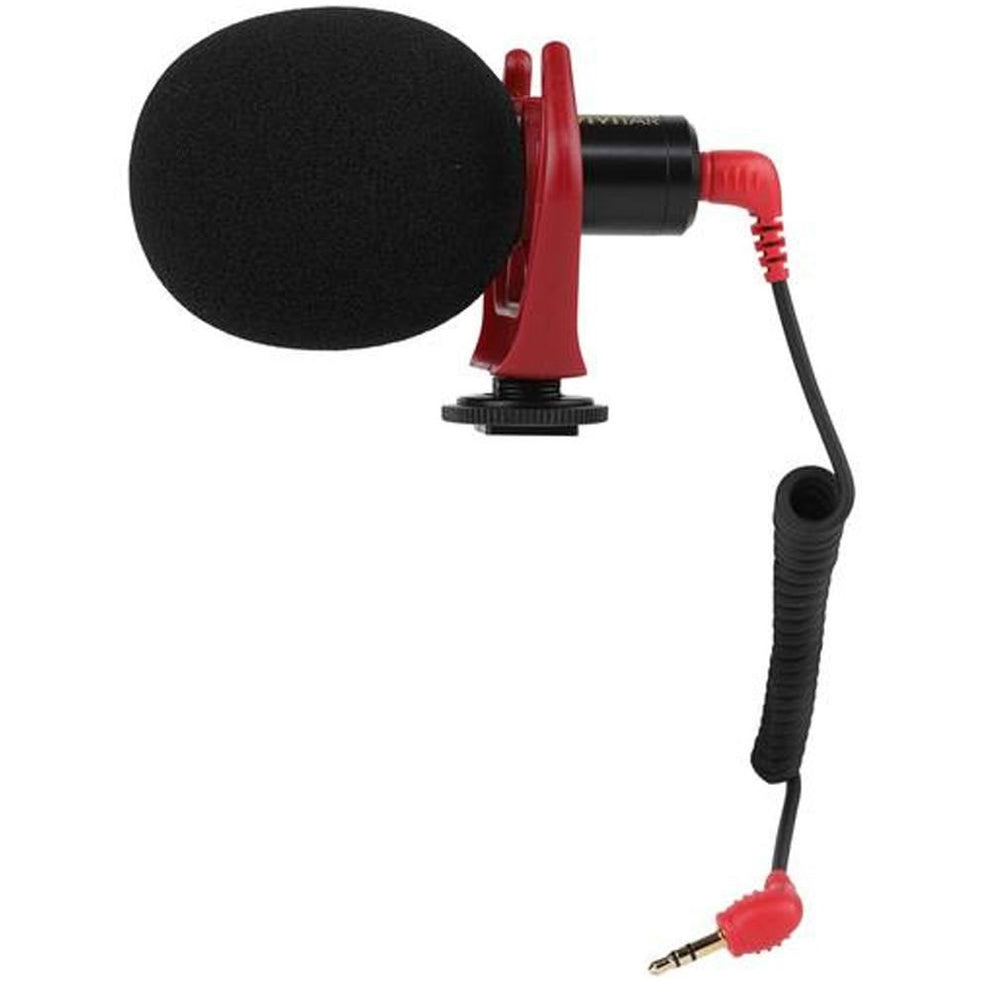 Super Cardioid Directional Microphone with Sponge Windscreen Clean Cle ...