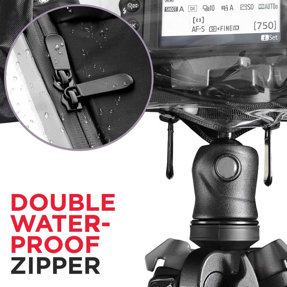 Waterproof Camera Rain Cover Shield Coat Protector Sleeve for Large Ca ...