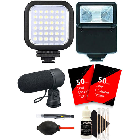 Compact LED Light with Accessory Kit for Canon EOS Rebel T6i , T6 , T6 ...