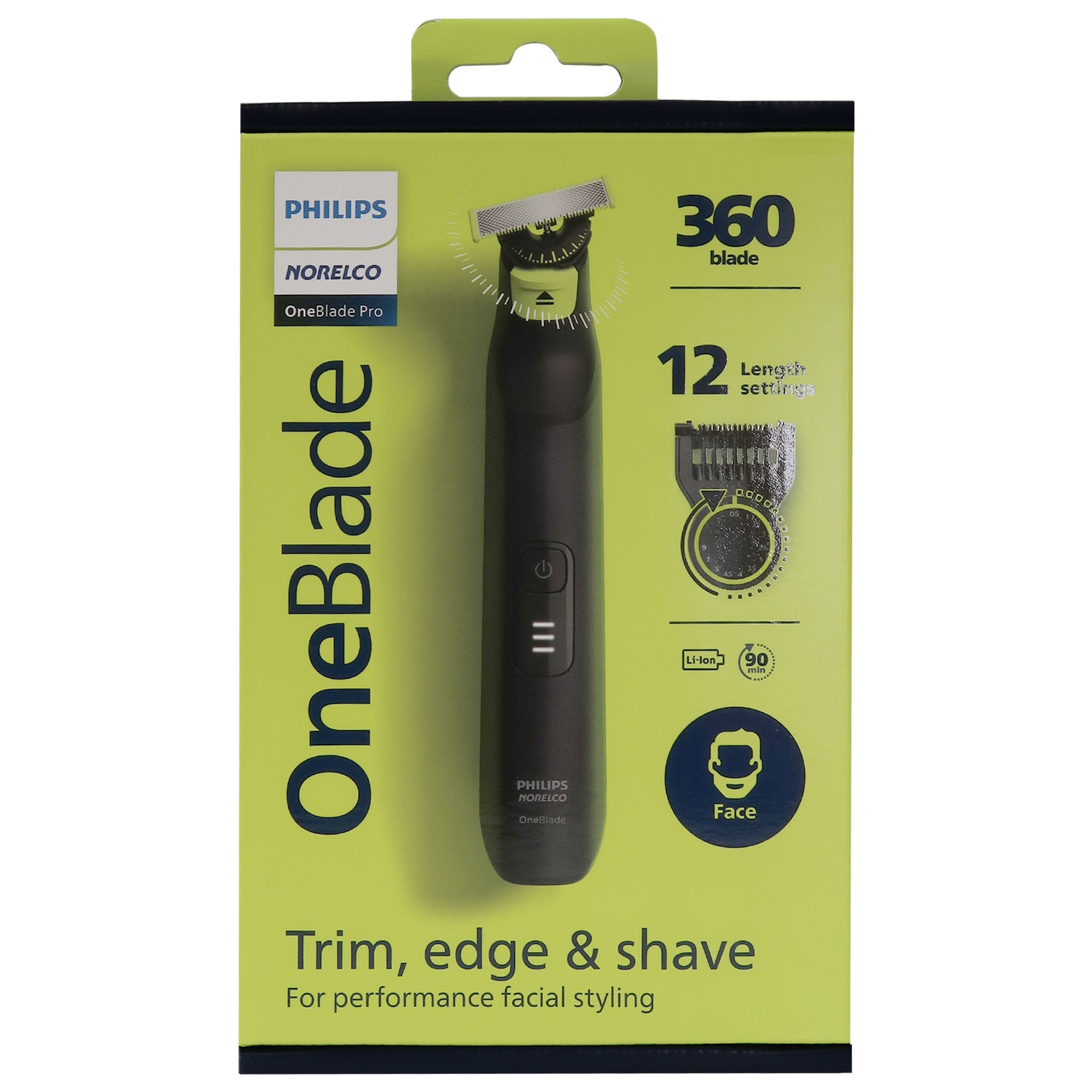 Philips Norelco OneBlade 360 Pro Hybrid Electric Trimmer, QP6531/70, B ...