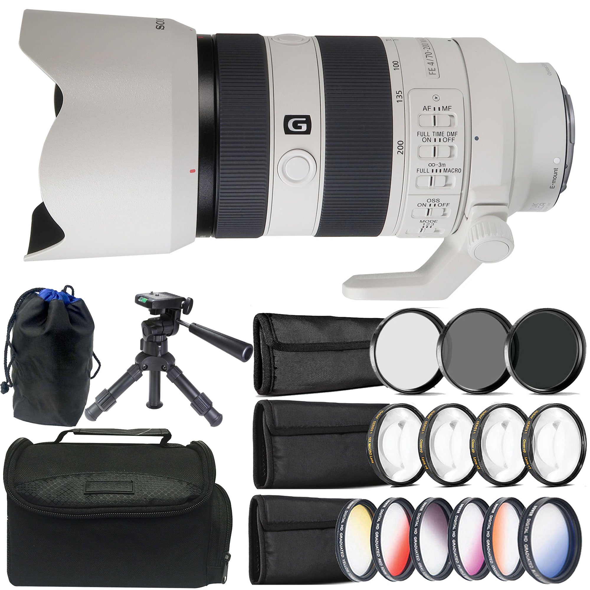 Sony FE 70-200mm f/4 Macro G OSS II Lens (Sony E) Accessory Kit – Teds ...