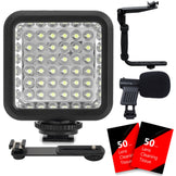 Vidpro LED-36X Photo & Video LED Light with Accessories for Cameras an ...