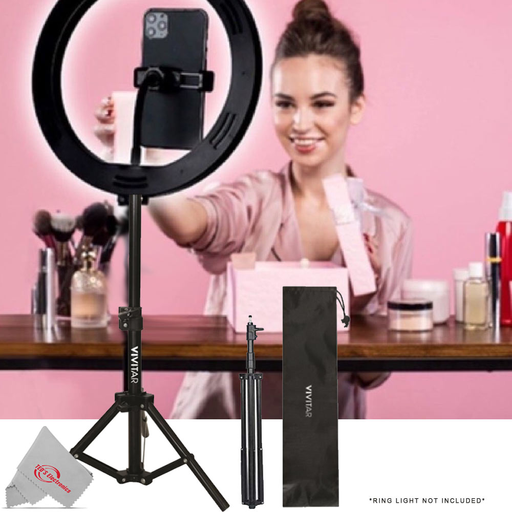 Vivitar Tabletop 27" Adjustable Height Multipurpose Light Stand Solid ...