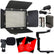 Vidpro LED-330X Variable-Color On-Camera LED Video Studio Lighting Kit ...