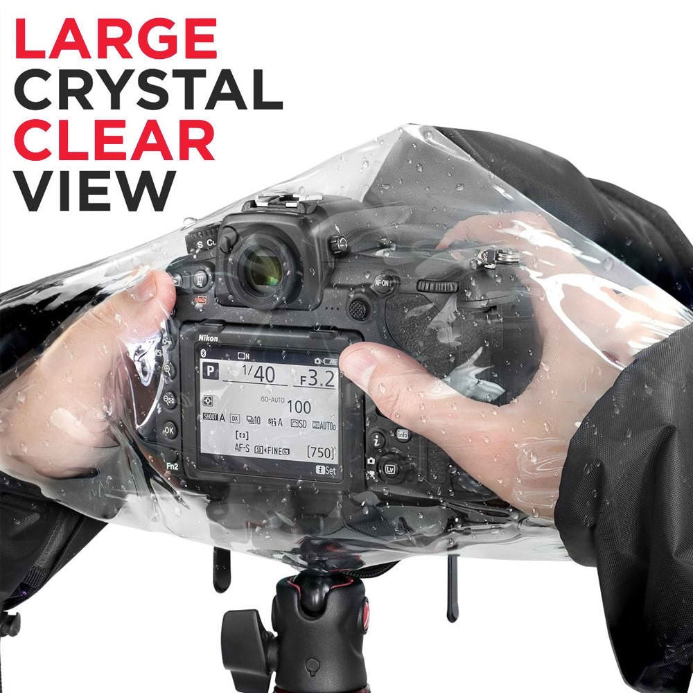 Waterproof Camera Rain Cover Shield Coat Protector Sleeve for Large Ca ...