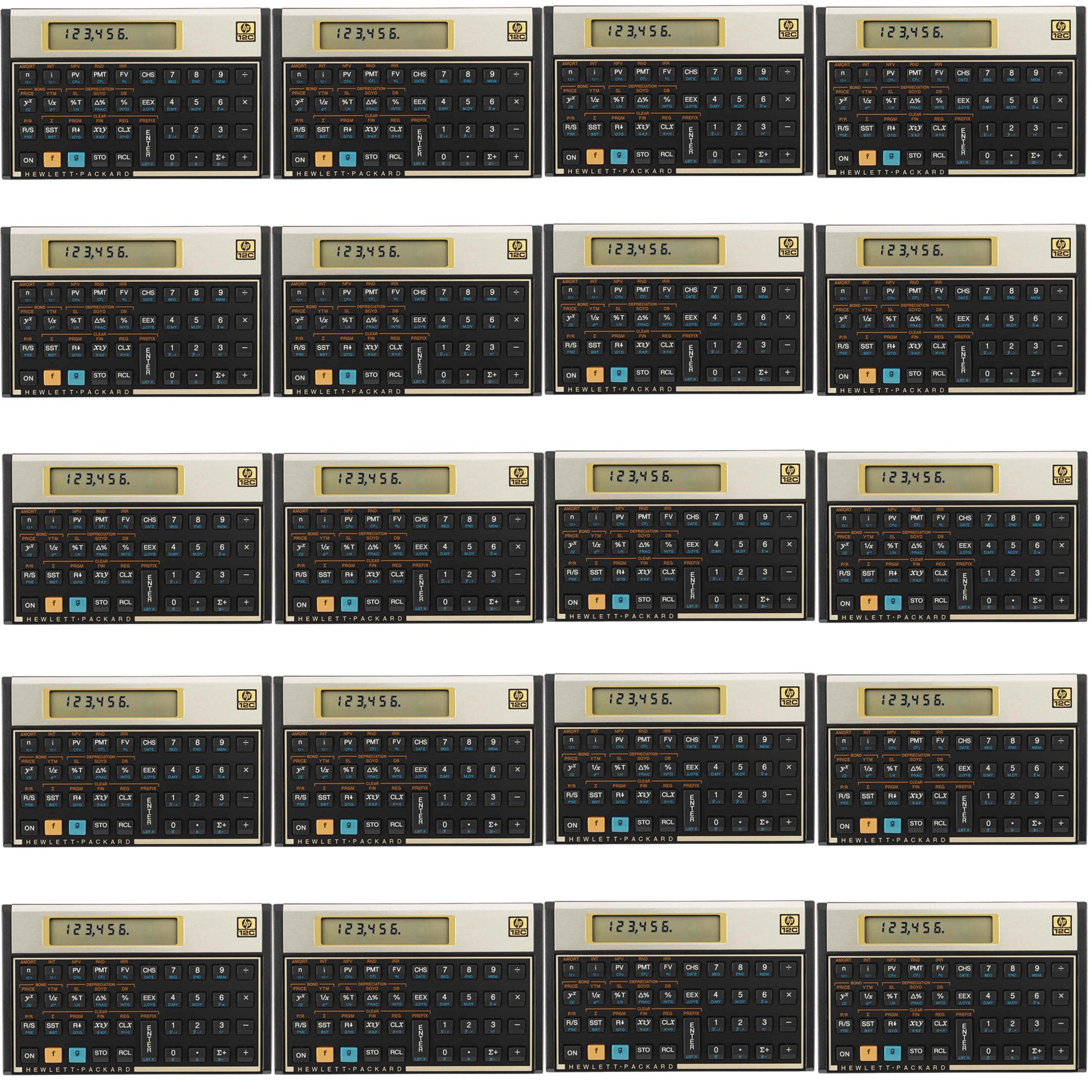 20x HP 12c Financial Calculator – Teds Electronics
