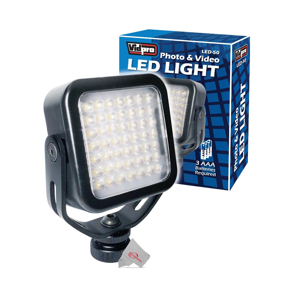 Vidpro LED-50 Photo And Video Led Light – Teds Electronics