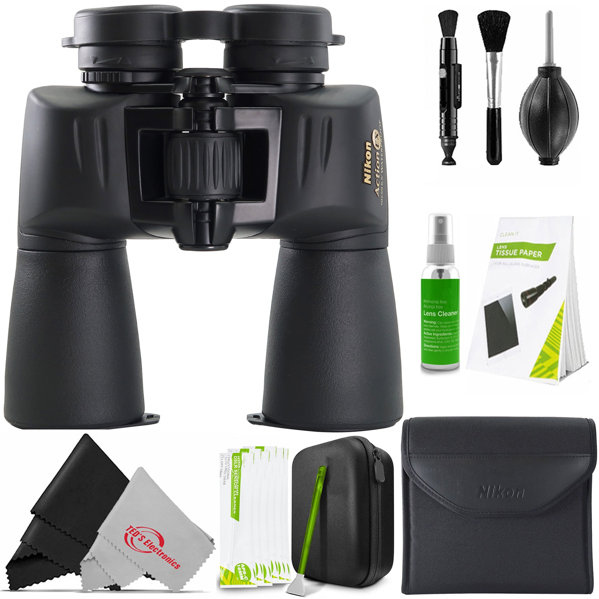 Nikon 10x50 Action Extreme ATB Binoculars with Professional Cleaning K ...