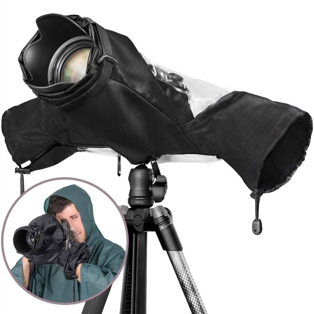 Waterproof Camera Rain Cover Shield Coat Protector Sleeve for Large Ca ...