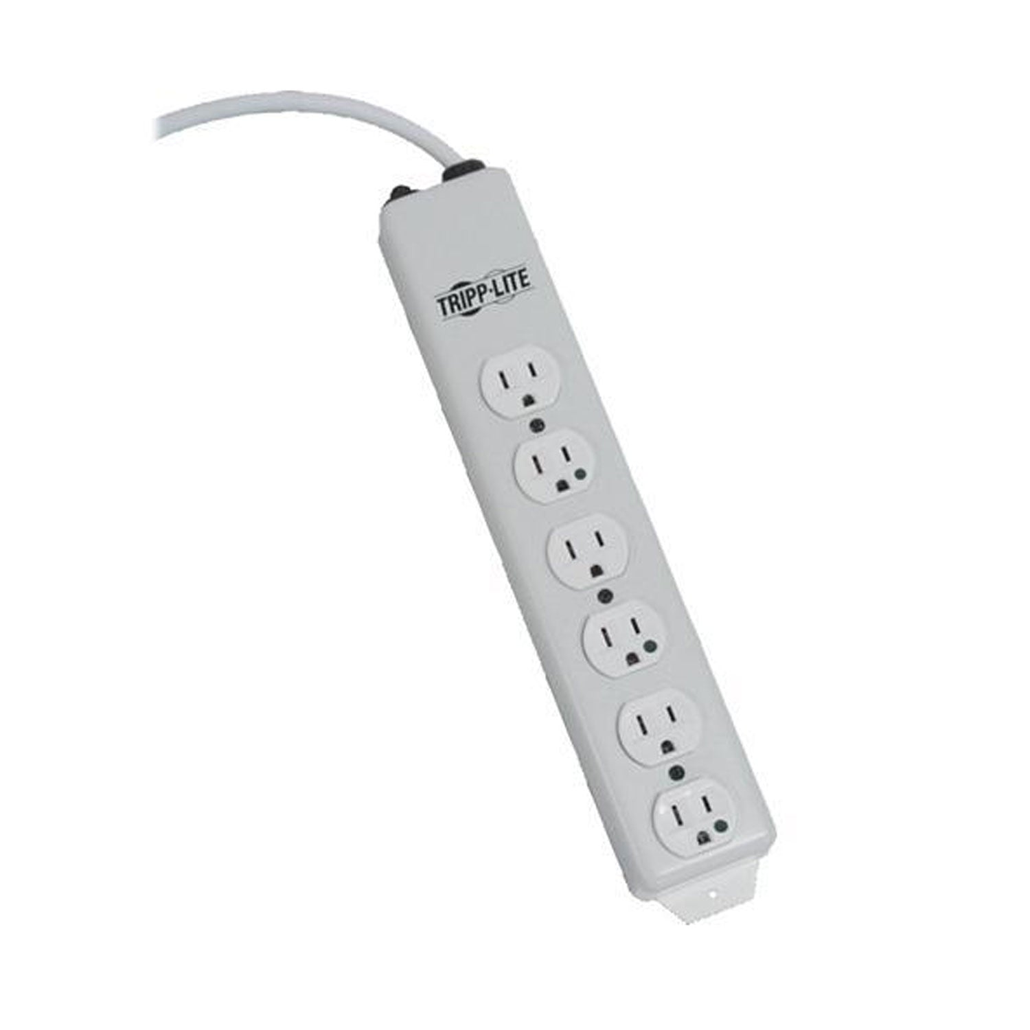 TRIPP LITE PS-606-HG 6 Outlets Power Strip 120V Input Voltage 6 ft. Co ...