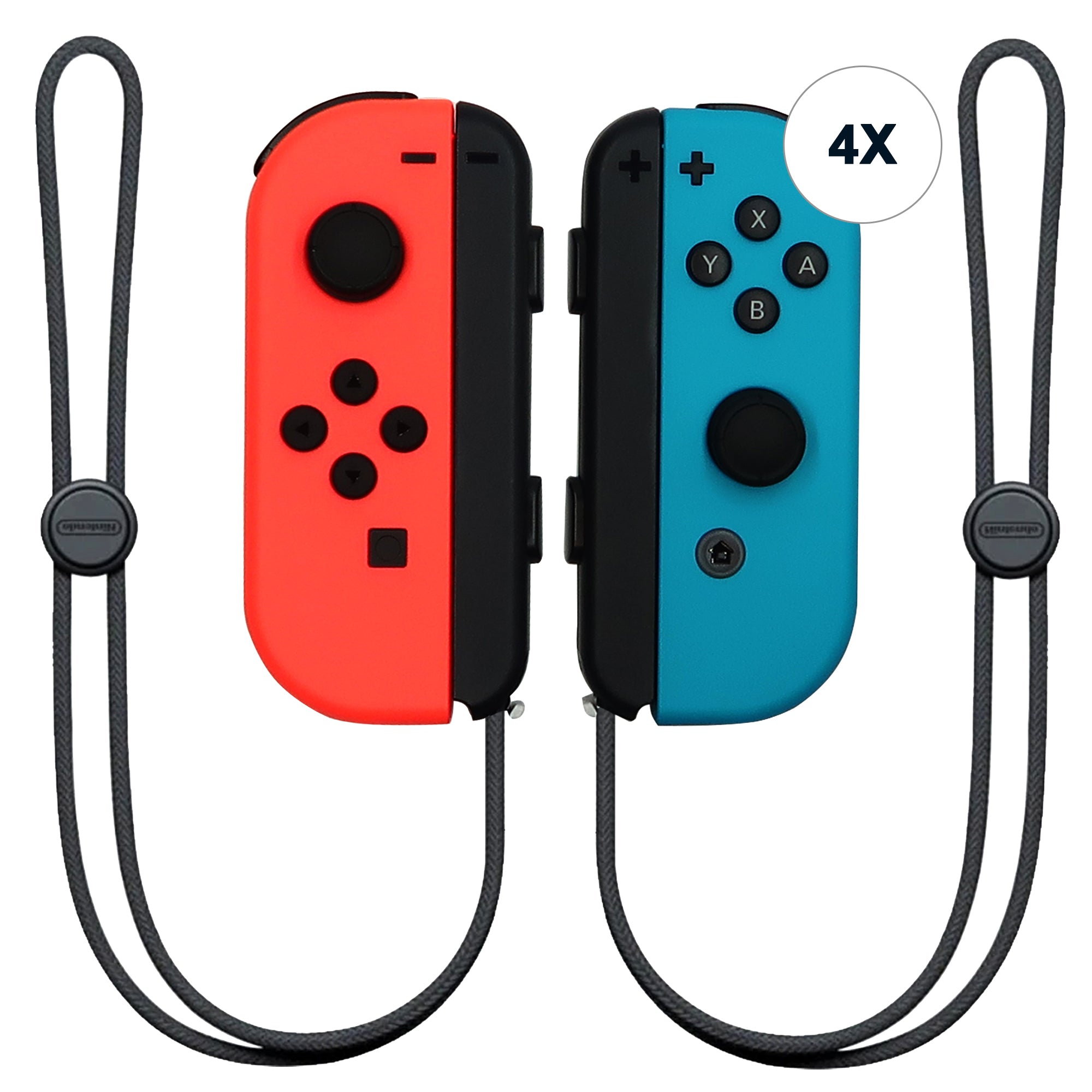 4x Nintendo Switch Joy-Con Controllers (Neon Red/ Neon Blue) – Teds ...
