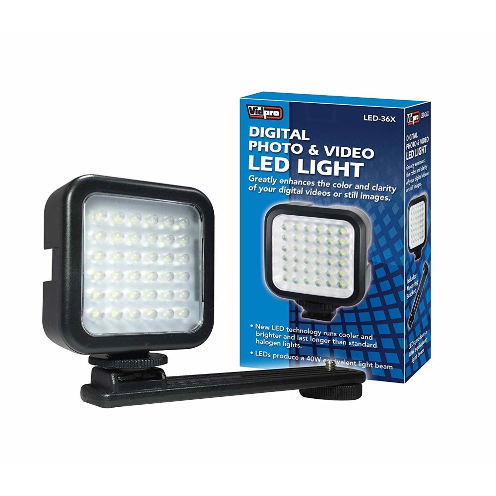35 LED Photo & Video Light with Bracket – Teds Electronics