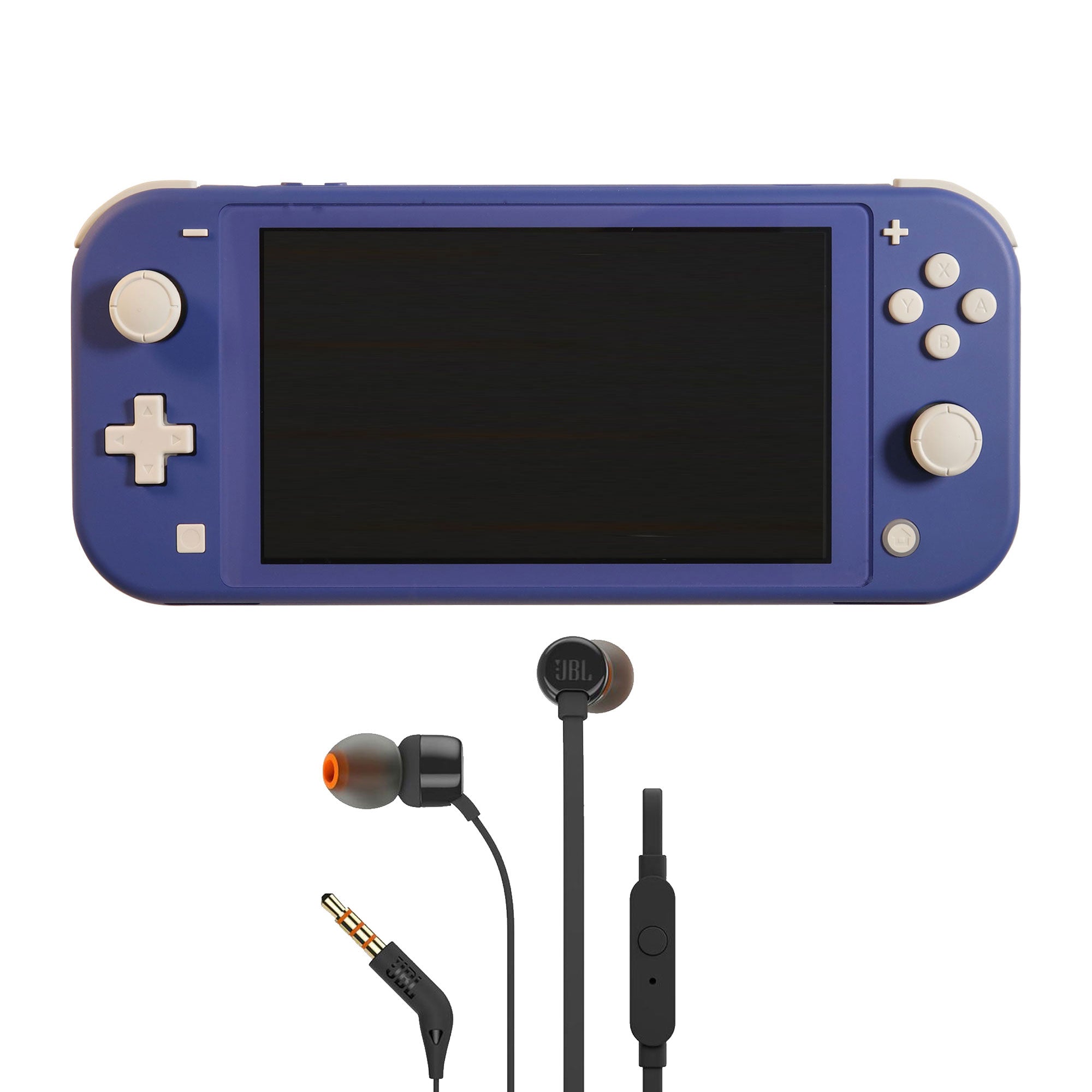 Nintendo Switch Lite Console (Blue) with JBL T110 in Ear Headphones Bl ...