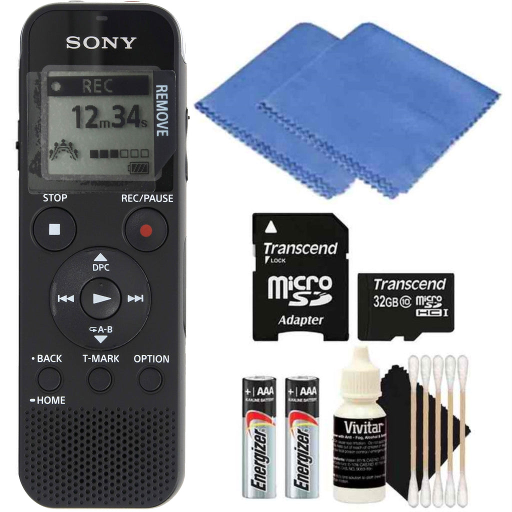 Sony ICD-PX470 Stereo Digital Voice Recorder Kit w/ Built-In USB Voice ...