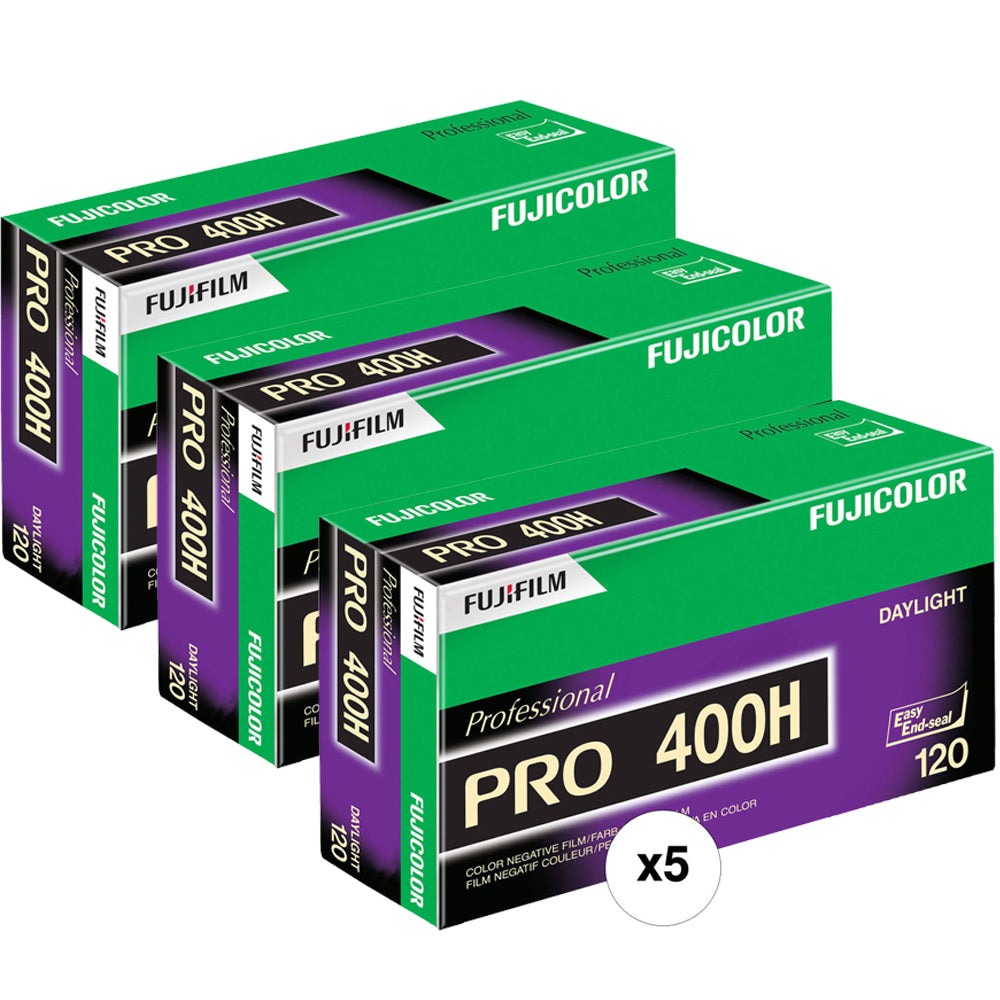 3x FUJIFILM Fujicolor PRO 400H Professional Color Negative Film - 120 ...