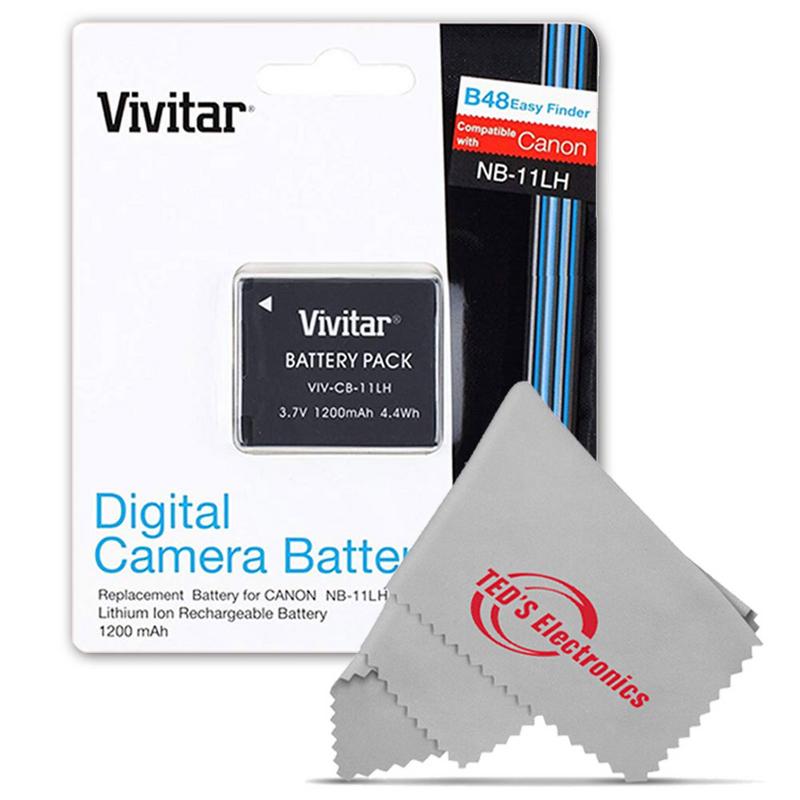 VIVITAR VIV-CB-11LH Li-On Rechargeable Replacement Battery for Canon N ...