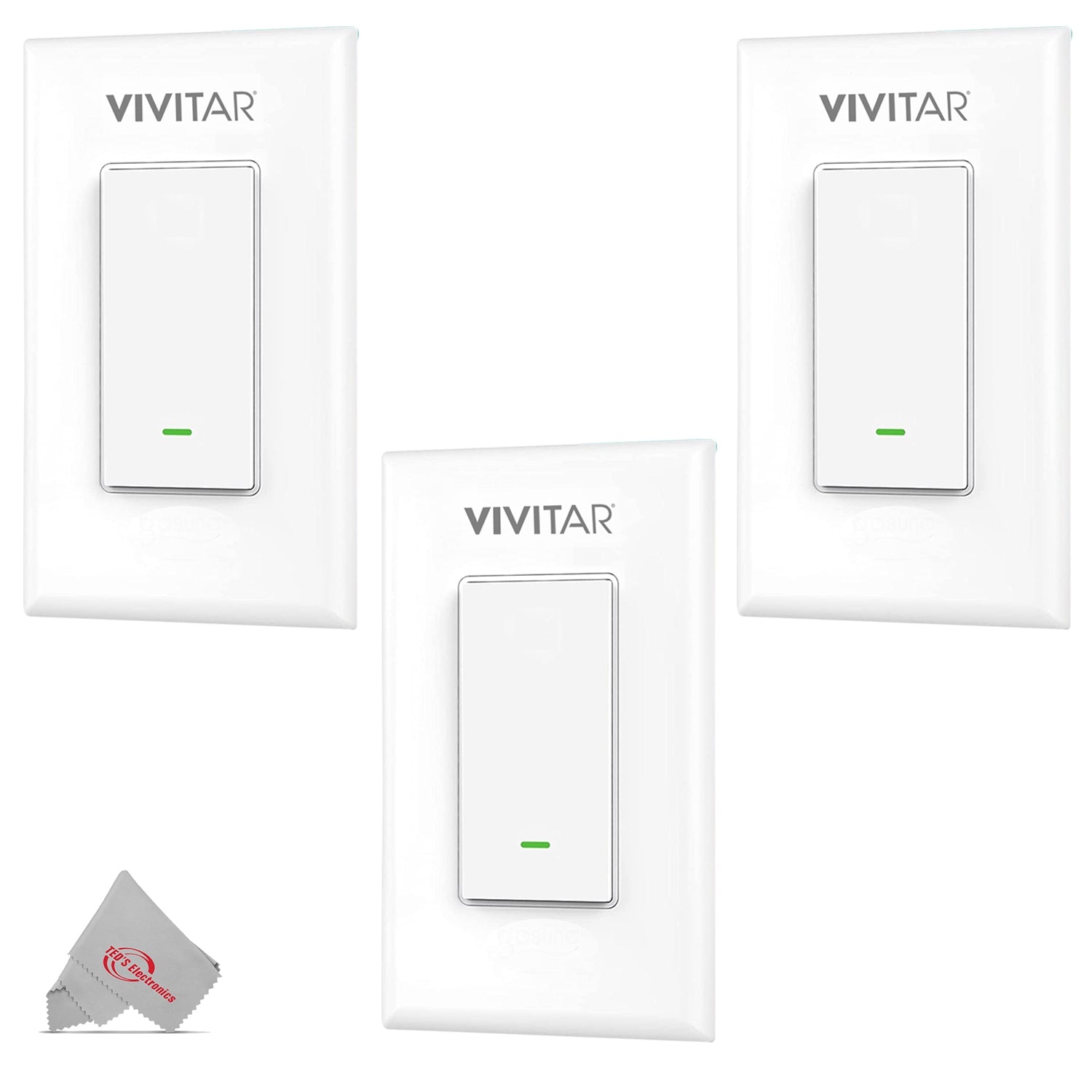 Vivitar Smart Security Wireless Smart Light Switch - 3 Units – The Teds ...