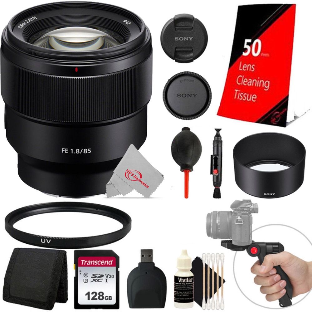 Sony FE 85mm f/1.8 SEL85F18/2 Lens + Essential Accessory Kit – Teds ...