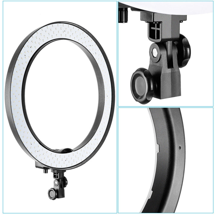 Vivitar 18-inch Outer Dimmable SMD LED Ring Light Lighting Kit with Co ...