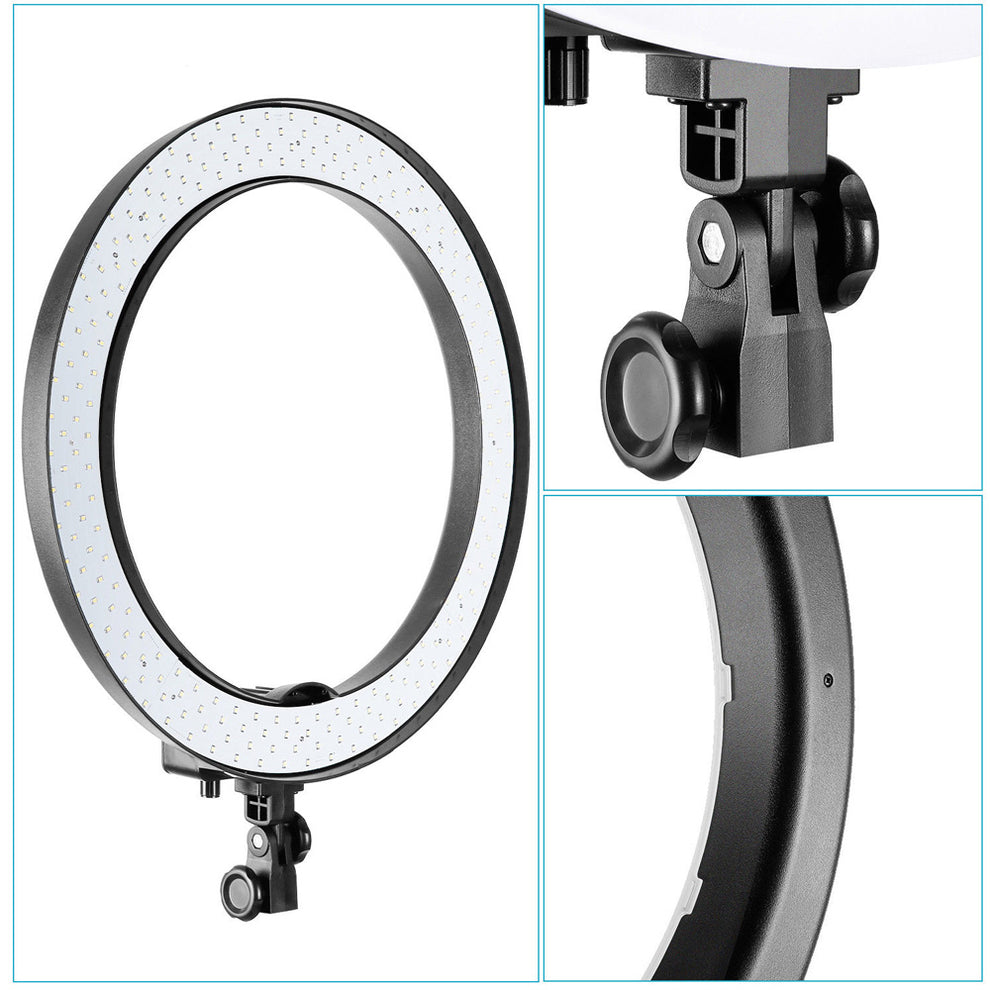 Vivitar 18-inch Outer Dimmable SMD LED Ring Light Lighting Kit with Co ...
