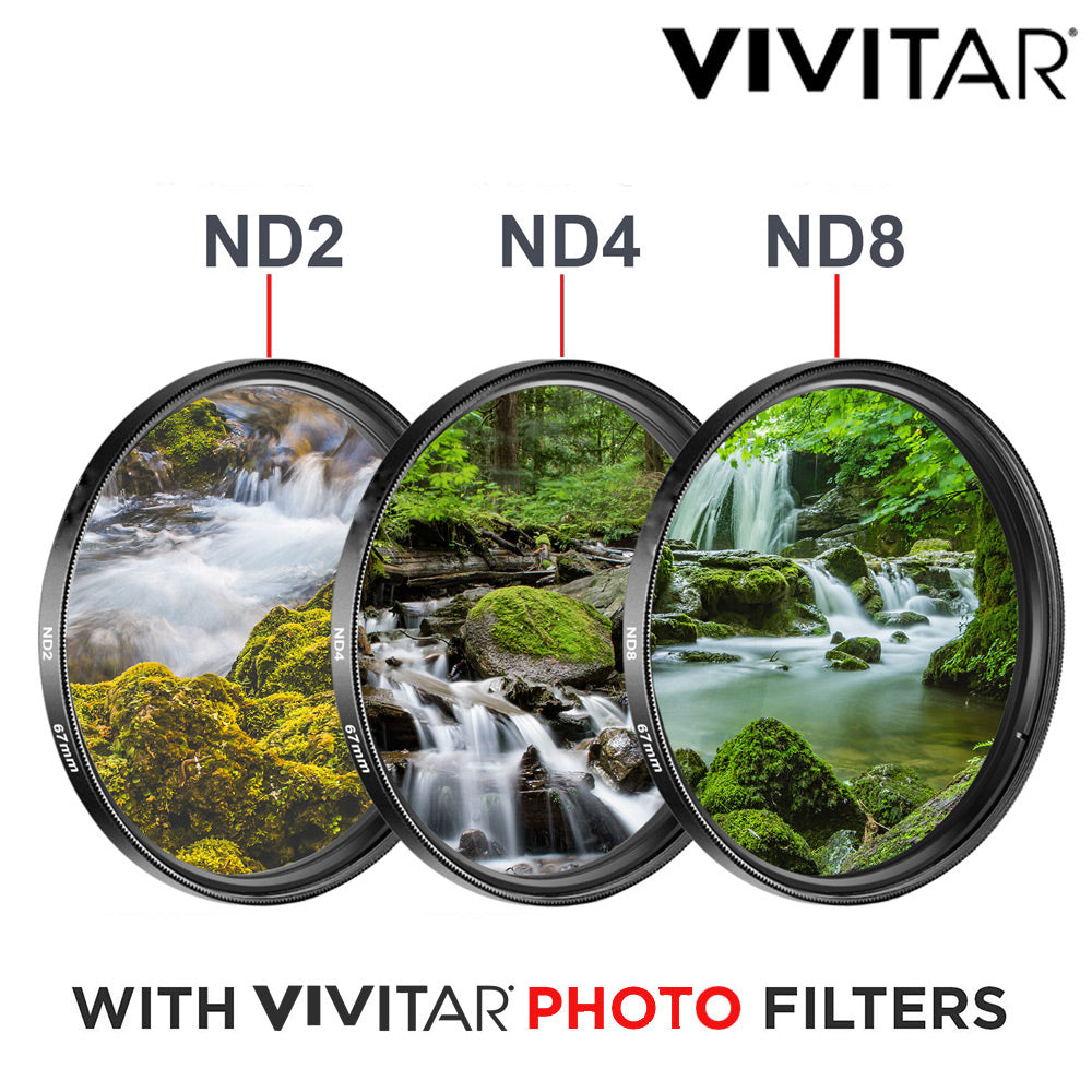 58mm Lens Filter Kit ND2 ND4 ND8 Neutral Density ND Filters Set – The ...