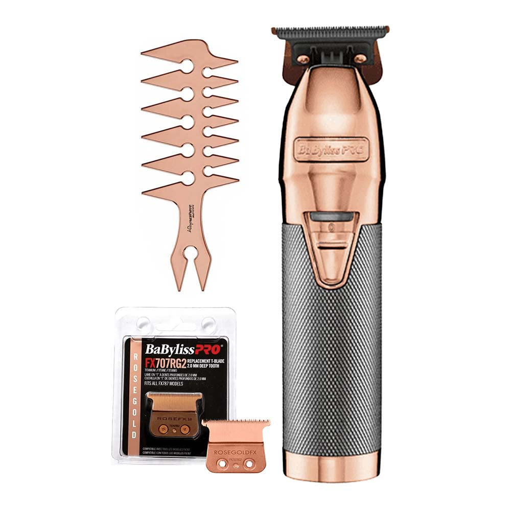BaByliss PRO FX Skeleton Exposed T-Blade Outlining Cordless Trimmer ...