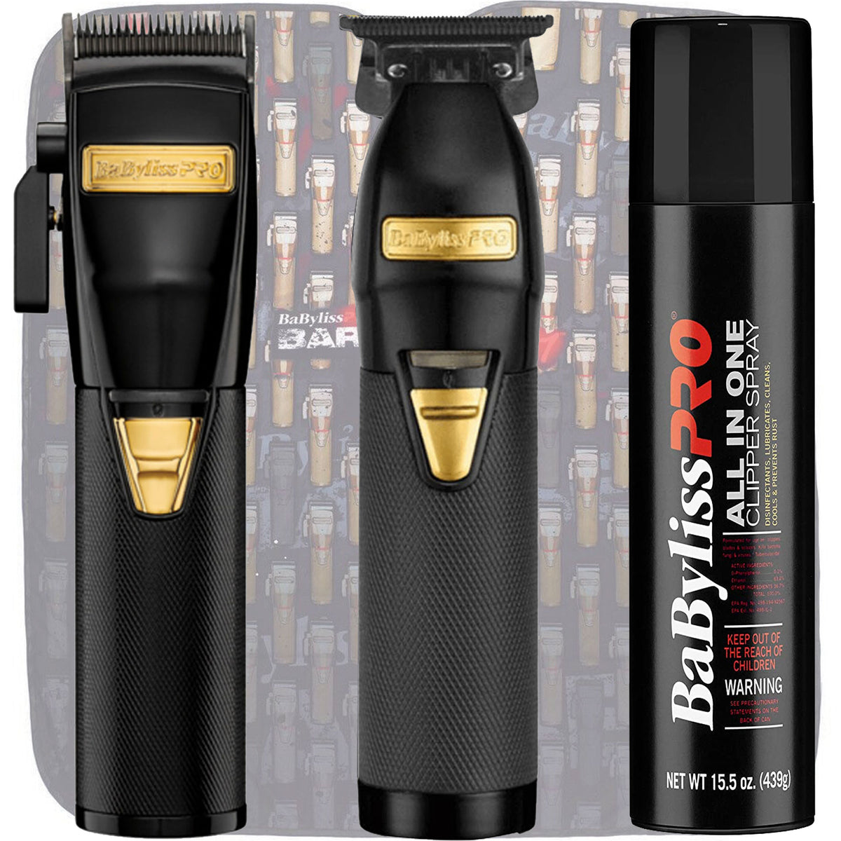 BaByliss Black FX Skeleton Exposed T-Blade Trimmer FX787BN + Cordless ...