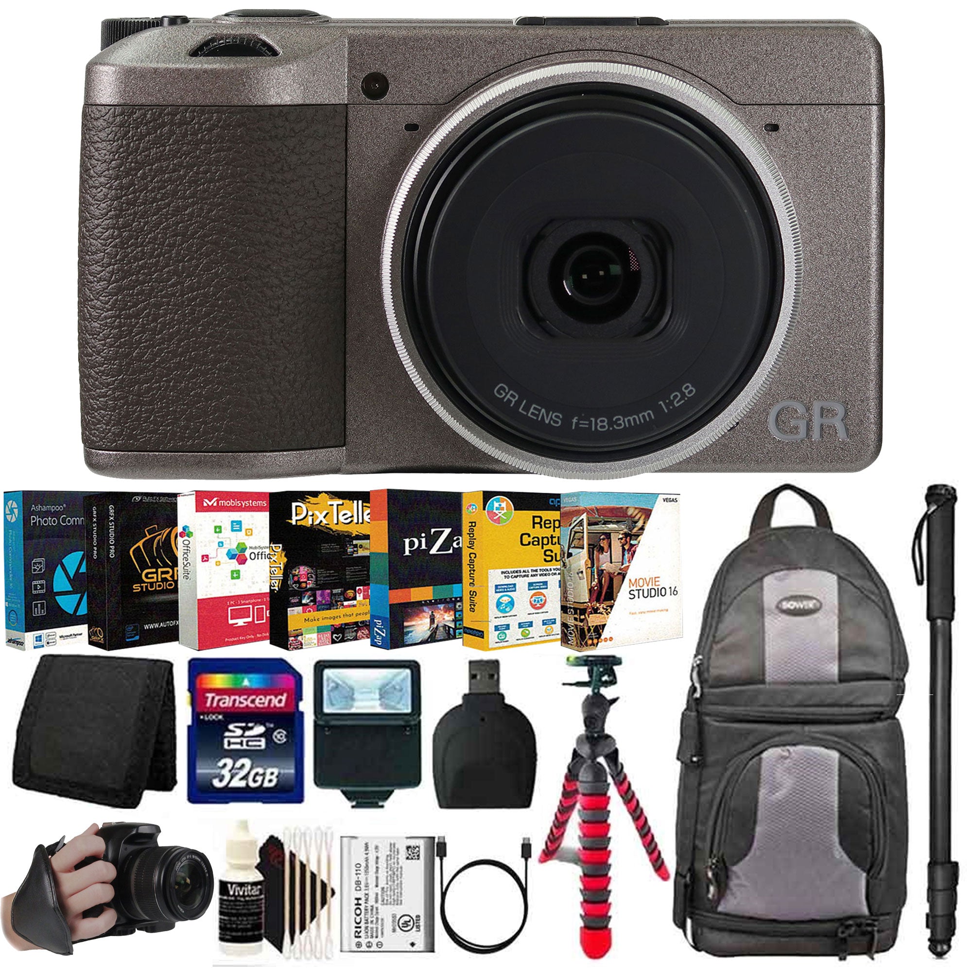 Ricoh GR III Diary Edition Digital Camera with Travel Kit – Teds ...