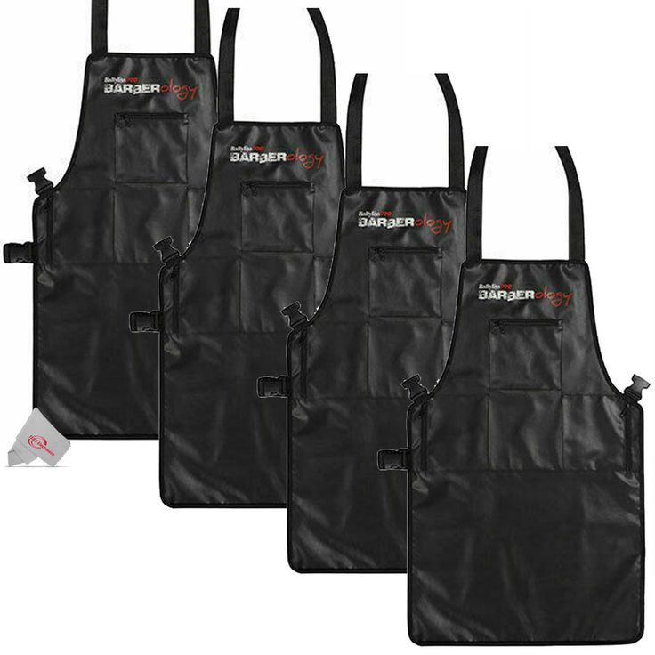 Four Packs Babyliss Pro Barberology Industrial Barber Apron #BBAPRON ...