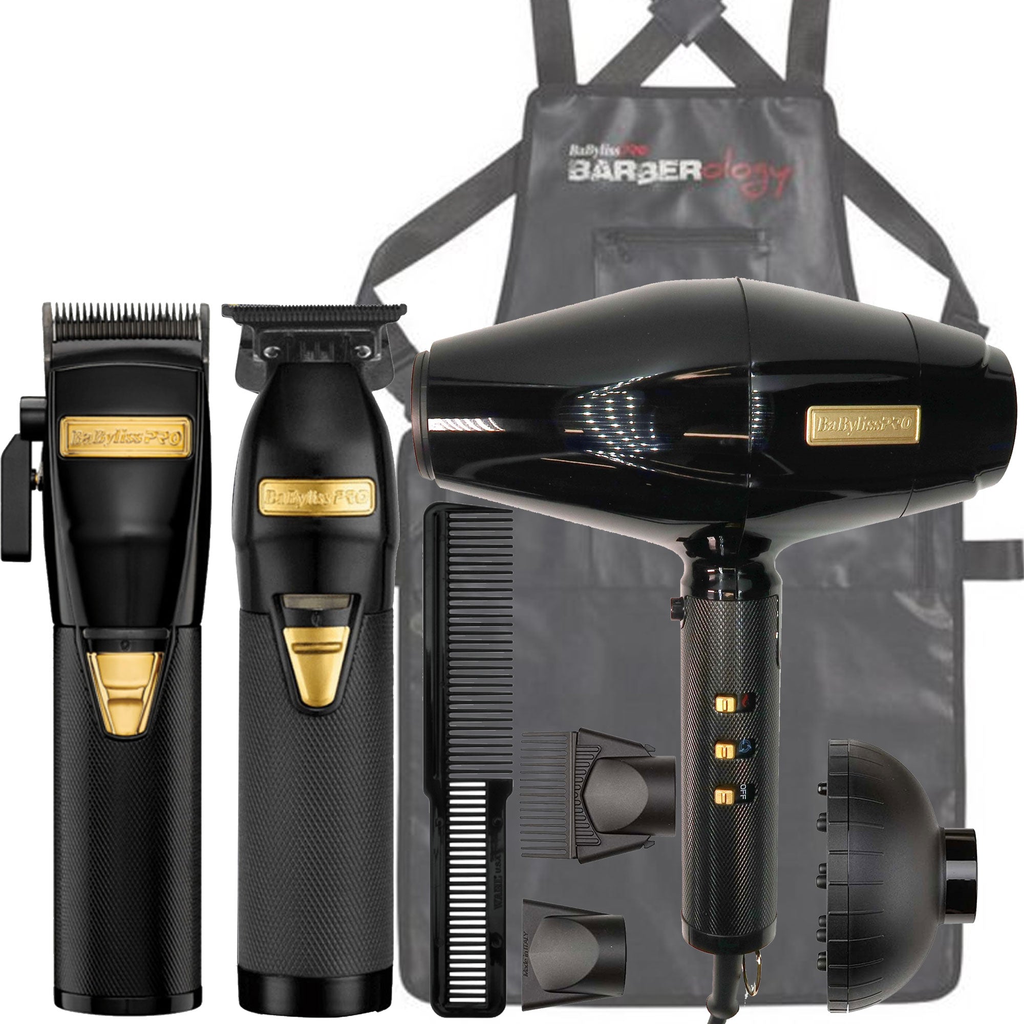 BaByliss Pro Black FX Collection Skeleton Cordless Trimmer FX787BN + C ...