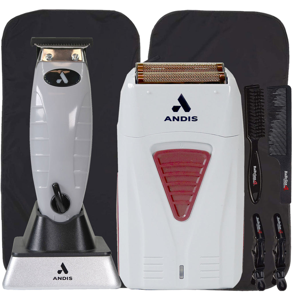 Andis T-Outliner Cordless Professional Trimmer 74055 with Andis Profoi ...