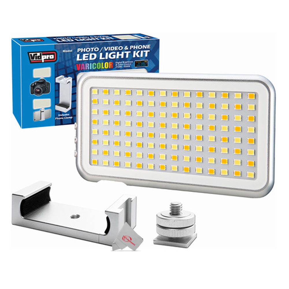 Vidpro LED-112 Micro Series Photo & Video LED Light For Cameras And Sm ...