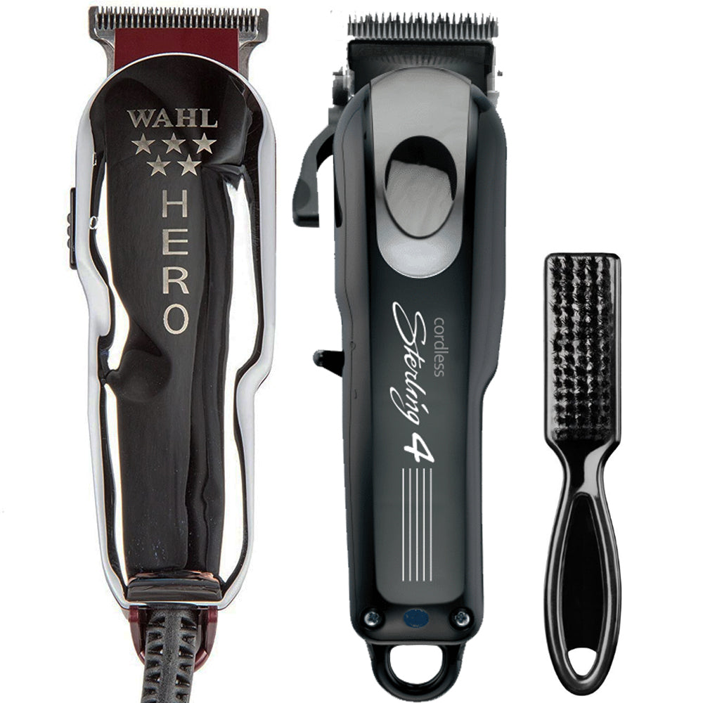 Wahl Cordless Sterling 4 8481 Clipper + Wahl 8991 5-Star Hero T-Blade ...