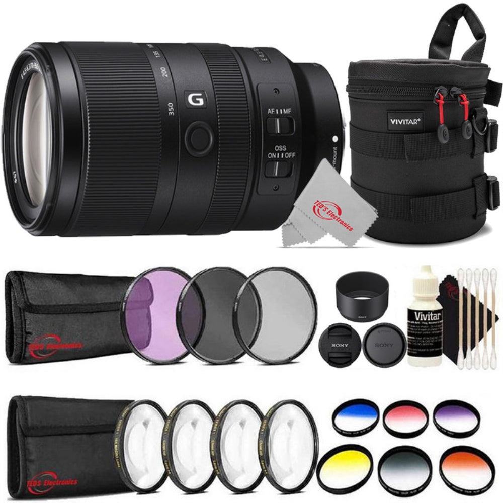 Sony E 70-350mm f/4.5-6.3 G OSS Super-Telephoto Lens with Filter Acces ...