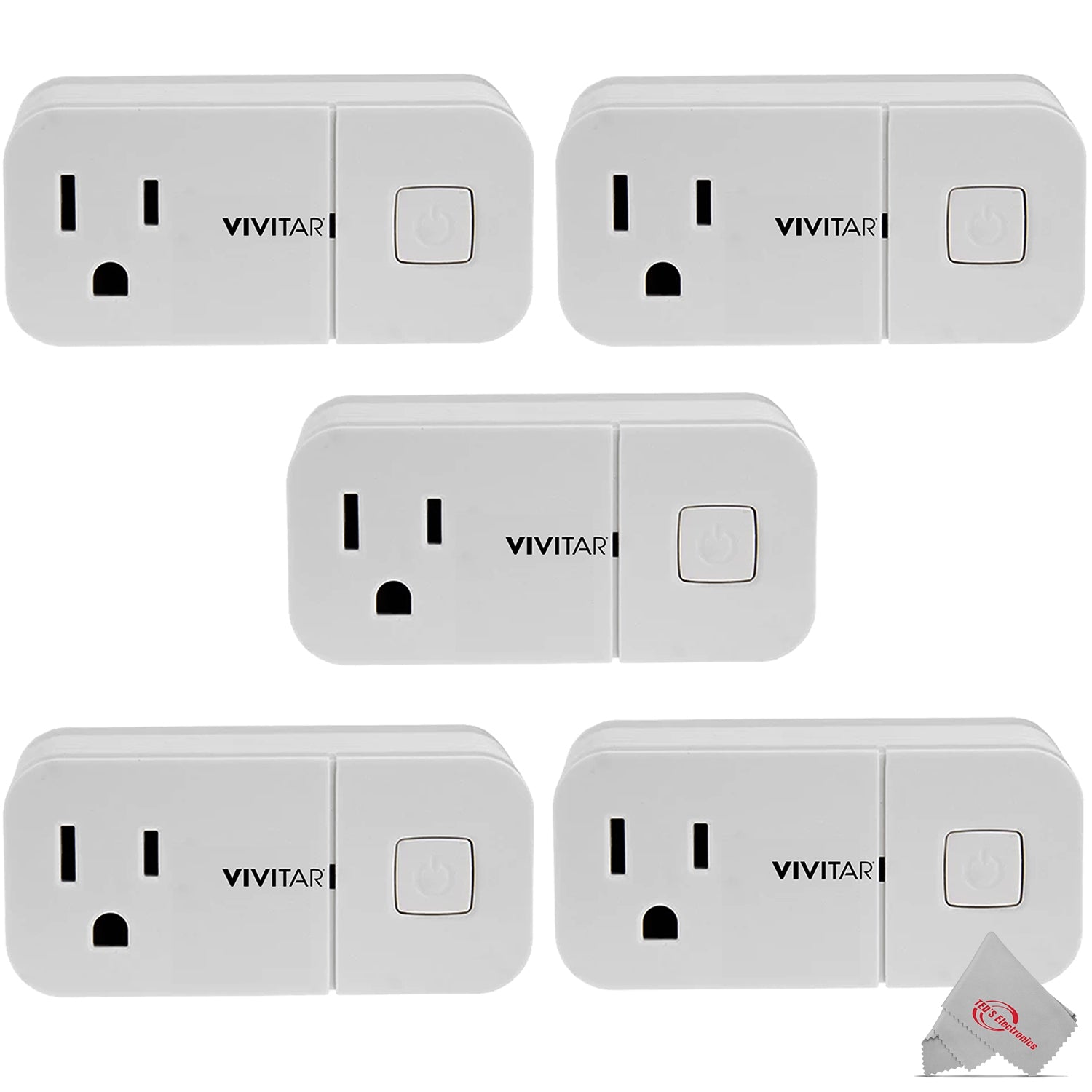 Vivitar Wireless WiFi Smart Plug with USB Port - IOS, Alexa, Android a ...