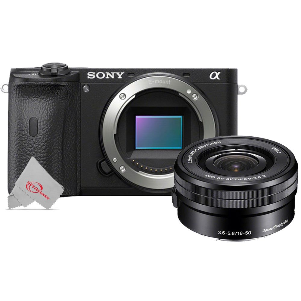 Sony Alpha a6600 Mirrorless Digital Camera + Sony 16-50mm Power Zoom L ...