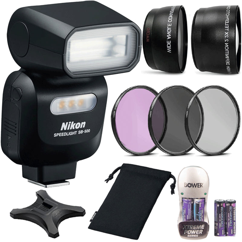 Nikon SB-500 Speedlight with Ultimate Accessory Bundle – Teds Electronics