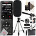 Sony UX570 Digital Voice Recorder Black + VidPro 1"Pr Shotgun Micropho ...