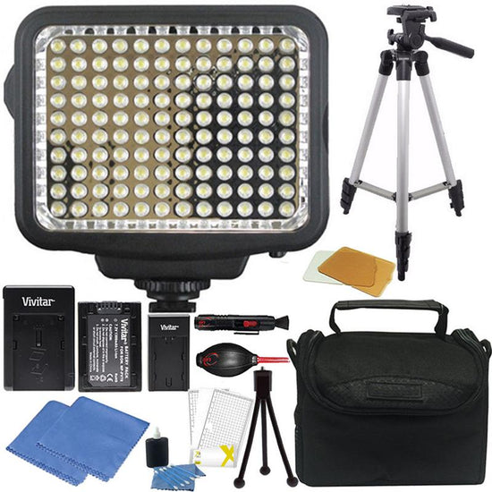 Vivitar LED Light Panel with Accessories for Cameras and Camcorders ...