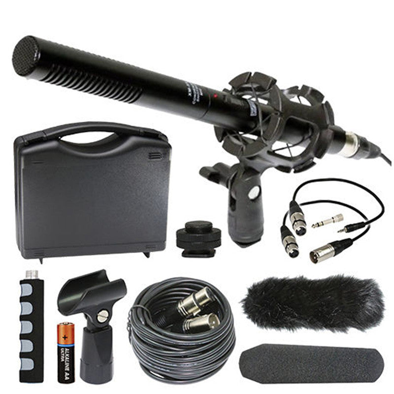Sony UX570 Digital Voice Recorder Black + VidPro 1"Pr Shotgun Micropho ...